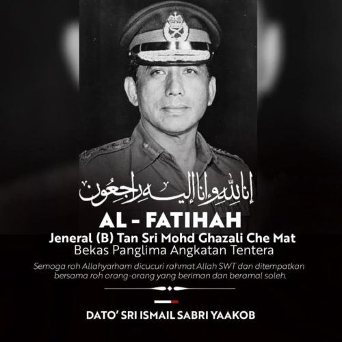 Tributes for late ex MAF Chief Ghazali Che Mat pour in – and many didn ...