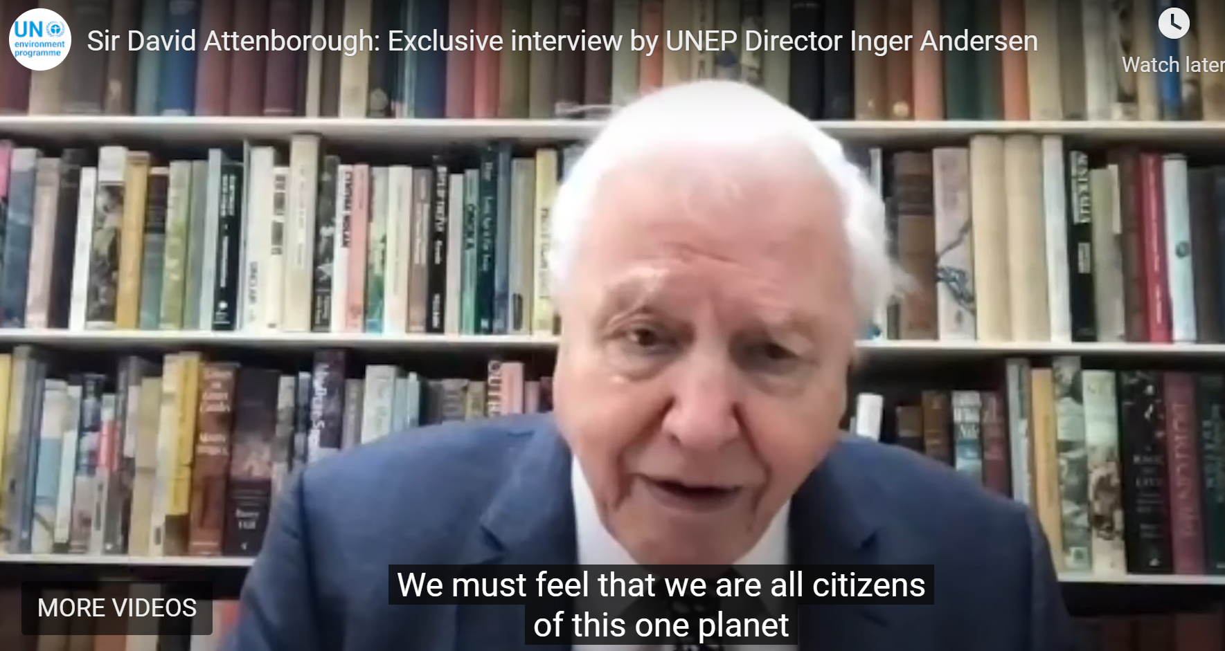 David Attenborough receives UN’s Champions of the Earth Award | Weekly-Echo
