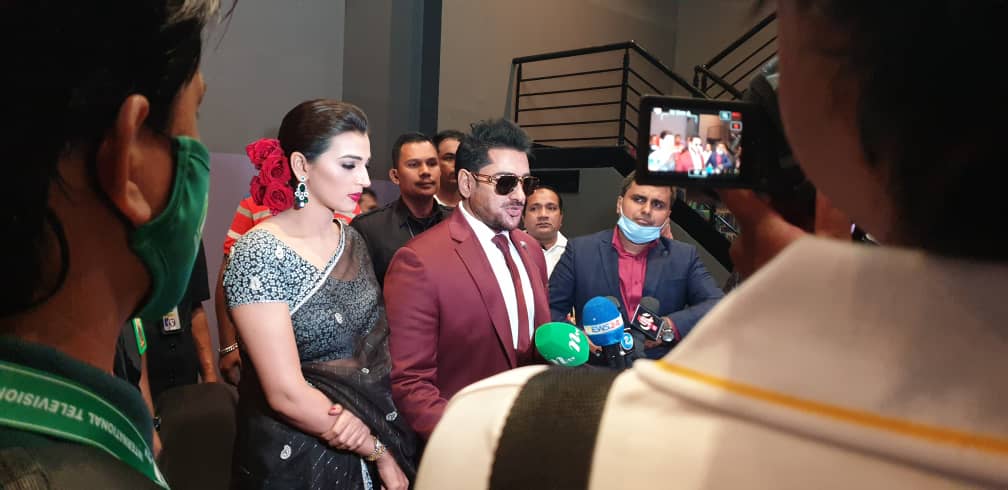 Actors of Bangladeshi movie “Din The Day” get rousing welcome at KL ...