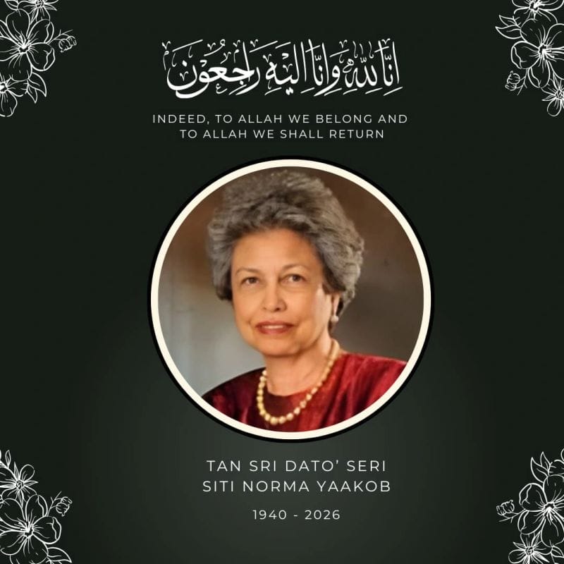 Passing Of Tun Siti Norma Yaakob A Great Loss To Judiciary, Nation ...